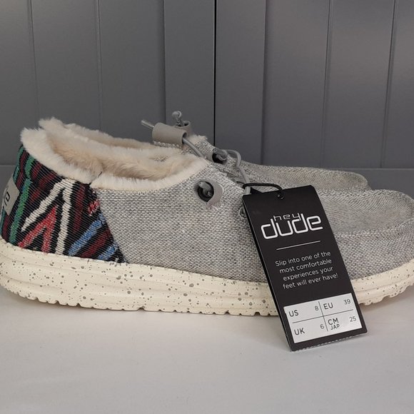 Hey Dude | Shoes | Hey Dude Wendy Funk Wool Collection Lined Chambray ...